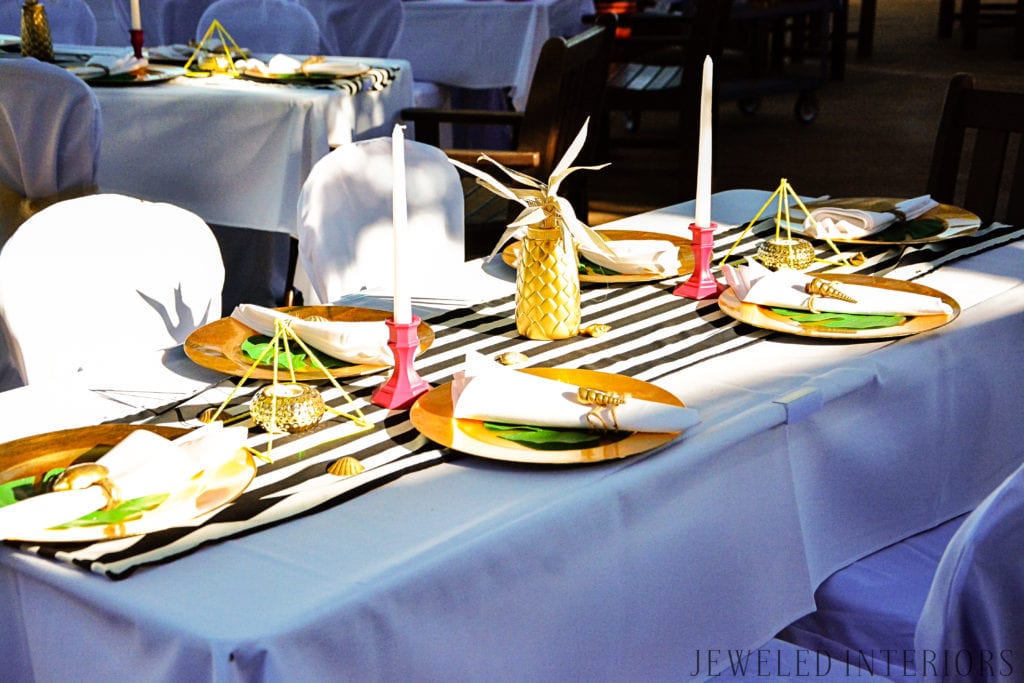 How to Decorate an INEXPENSIVE Pineapple Party! ⋆ Jewel Marlowe