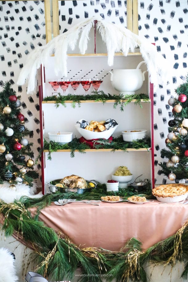 Jeweled Interiors Holiday Home Tour 2017 | Burgundy + Blush Christmas ...