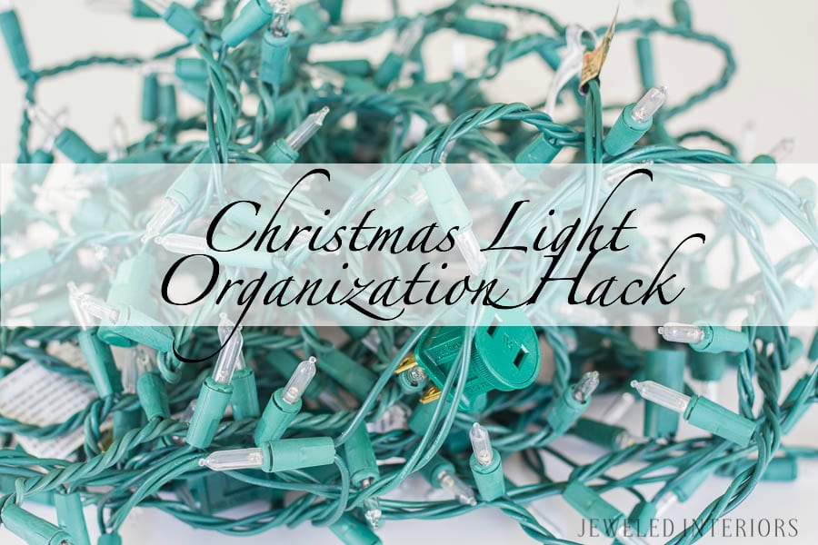 Christmas Light Organization Hack || A Simple and Free Way to Store ...