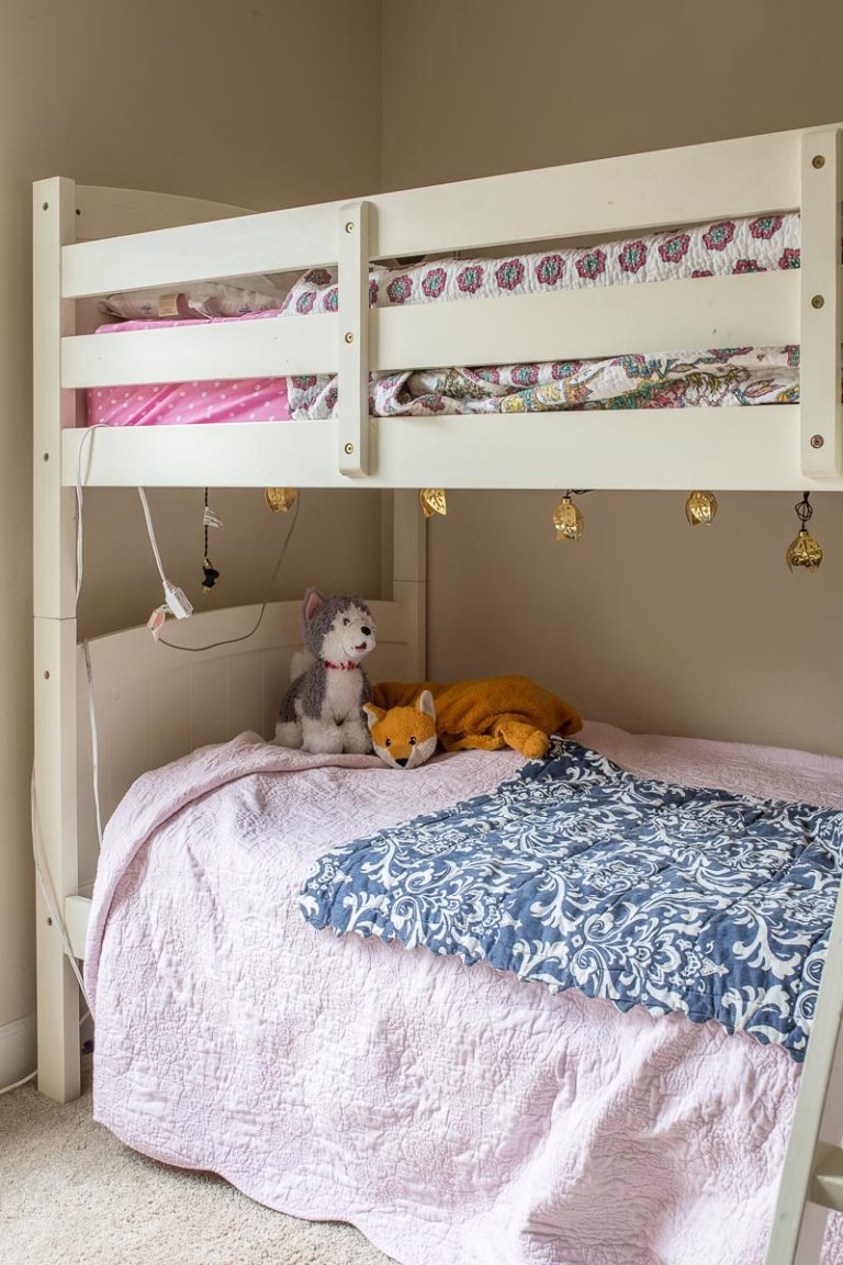 BIG NYNR Reveal | Upholstered Bunk Bed | Eclectic French Bedroom Make ...