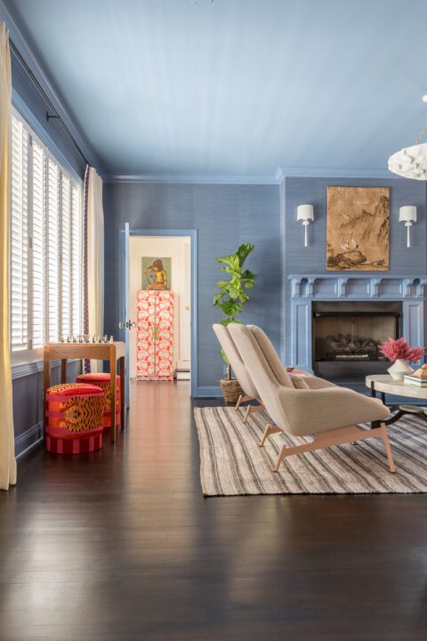 Grasscloth Living Room Reveal ⋆ Jeweled Interiors